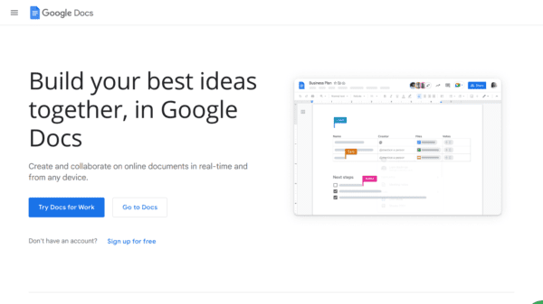 Google Docs - The Nomad Brad | Blog